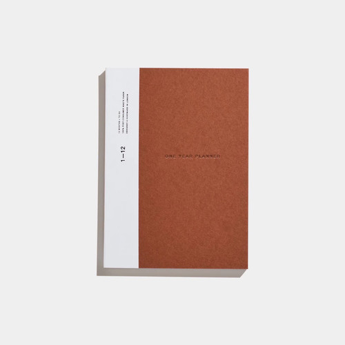 One Year Planner - Rust | & halt