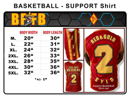 Support Basketball Shirt SYLB, The Fat Mexican | Bandidos Shop
