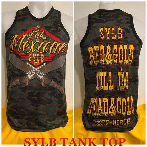 Support Tank Top/Singlet Shirt SYLB Support Red&Gold | Bandidos Shop