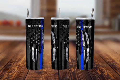 Spartan Thin Blue Line | The Nerd Den