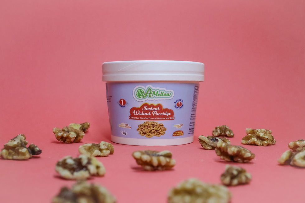 Instant Walnut Porridge | Up N Mellow