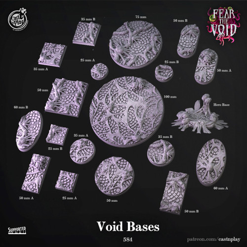 Void Bases | 3D Printed Miniatures