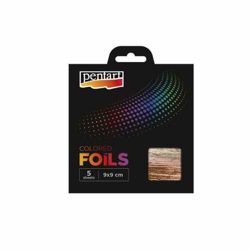 Colored foil sheet 14x14 cm Rose Gold | Craftin Chaos