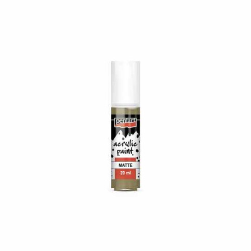 Pentart Acrylic Matte Paint Falcon Brown 20ml | Craftin Chaos