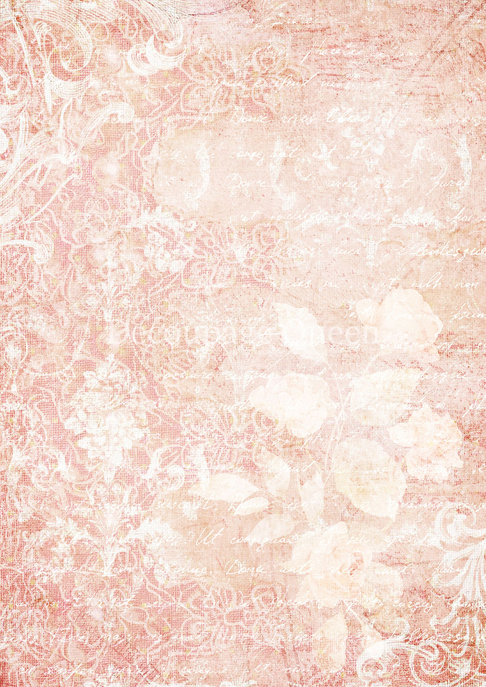 Decoupage Queen Rice Paper Pink Textures A3 | Craftin Chaos