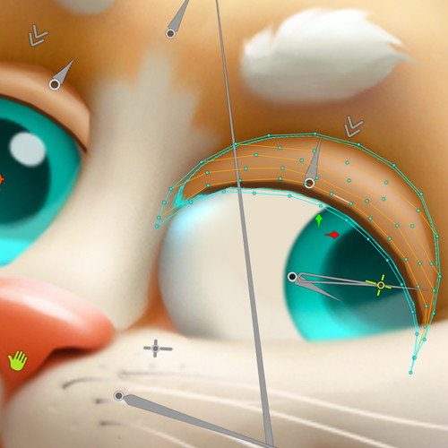 Cat Eye Rig in Spine 2D | Armanimation