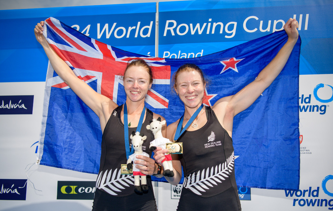 Four golds for NZ crews at Rowing World Cup