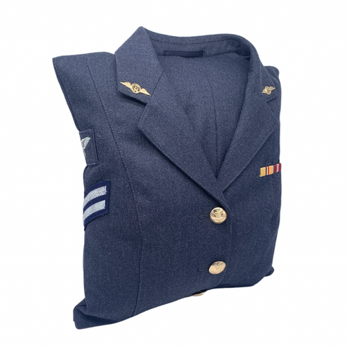 Military Uniform Cushion | Tracy's Treasured Keepsakes