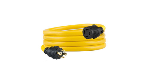 10FT 30A 240V Generator Extension Cord (4 Prong Twist Lock L14-30 ...