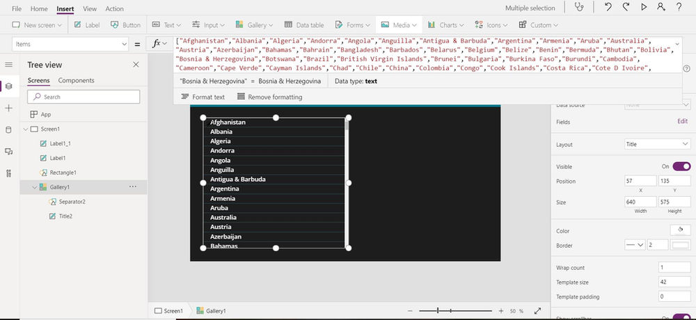 Select Multiple Items in a Power Apps Gallery - Canvas Apps