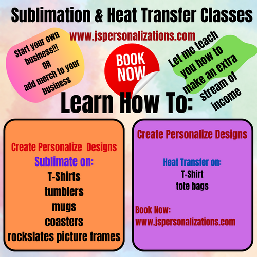 Learn to Design in Canva and Sublimation Class | Js Personalization