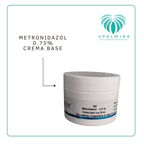 567C METRONIDAZOL 0.75% CREMA 30ML | Spalmira