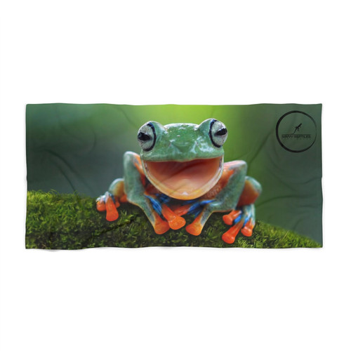 Tree frog Beach Towel | Savvy Reptiles