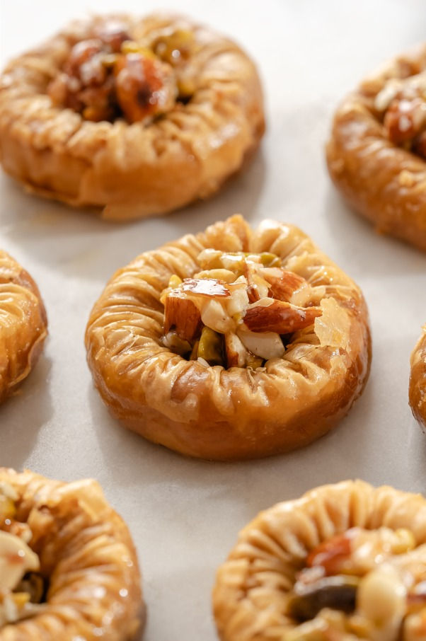 Baklava - Almond Rings | Gur Naal Ishq