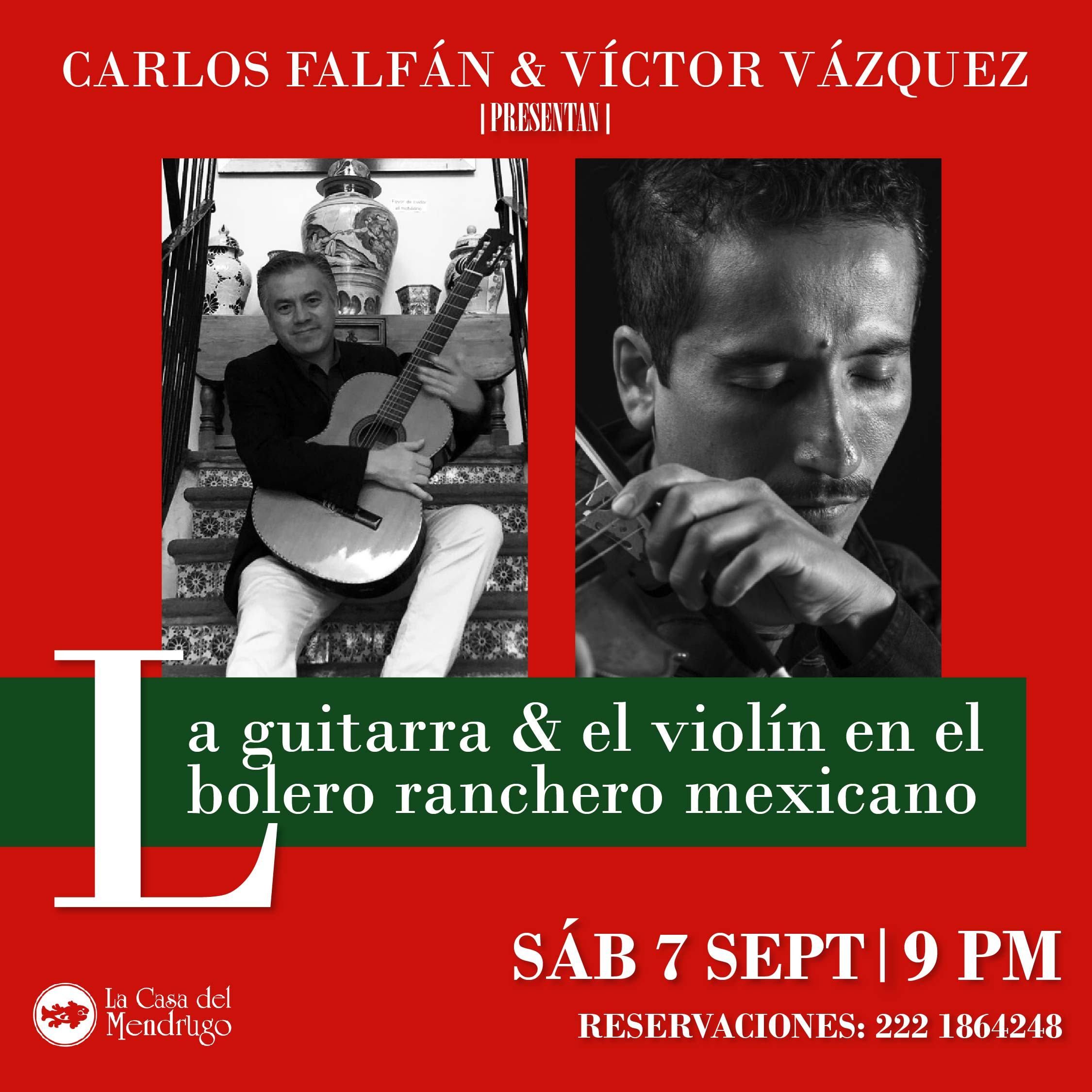 Carlos Falfán & Víctor Vázquez presentan "La Guitarra & el violín en el ...