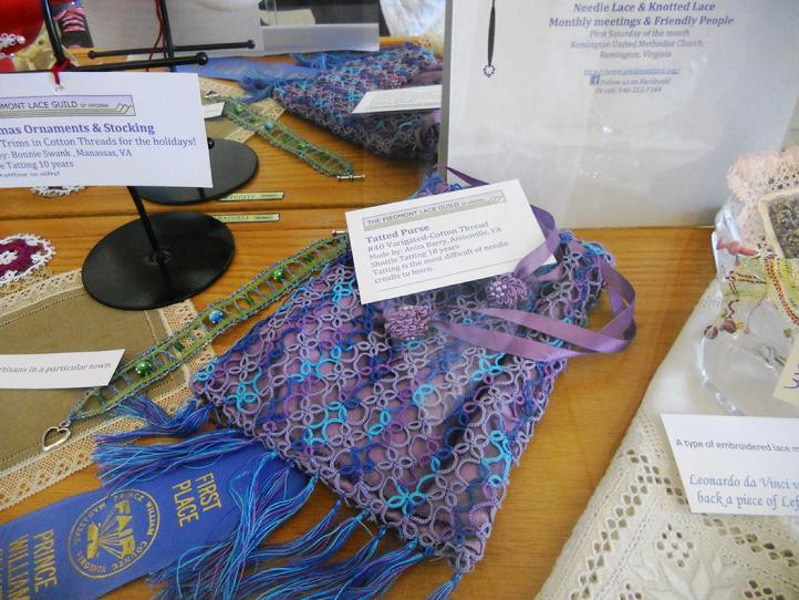 Piedmont Lace Guild | Lace Display at Lord Fairfax Community College