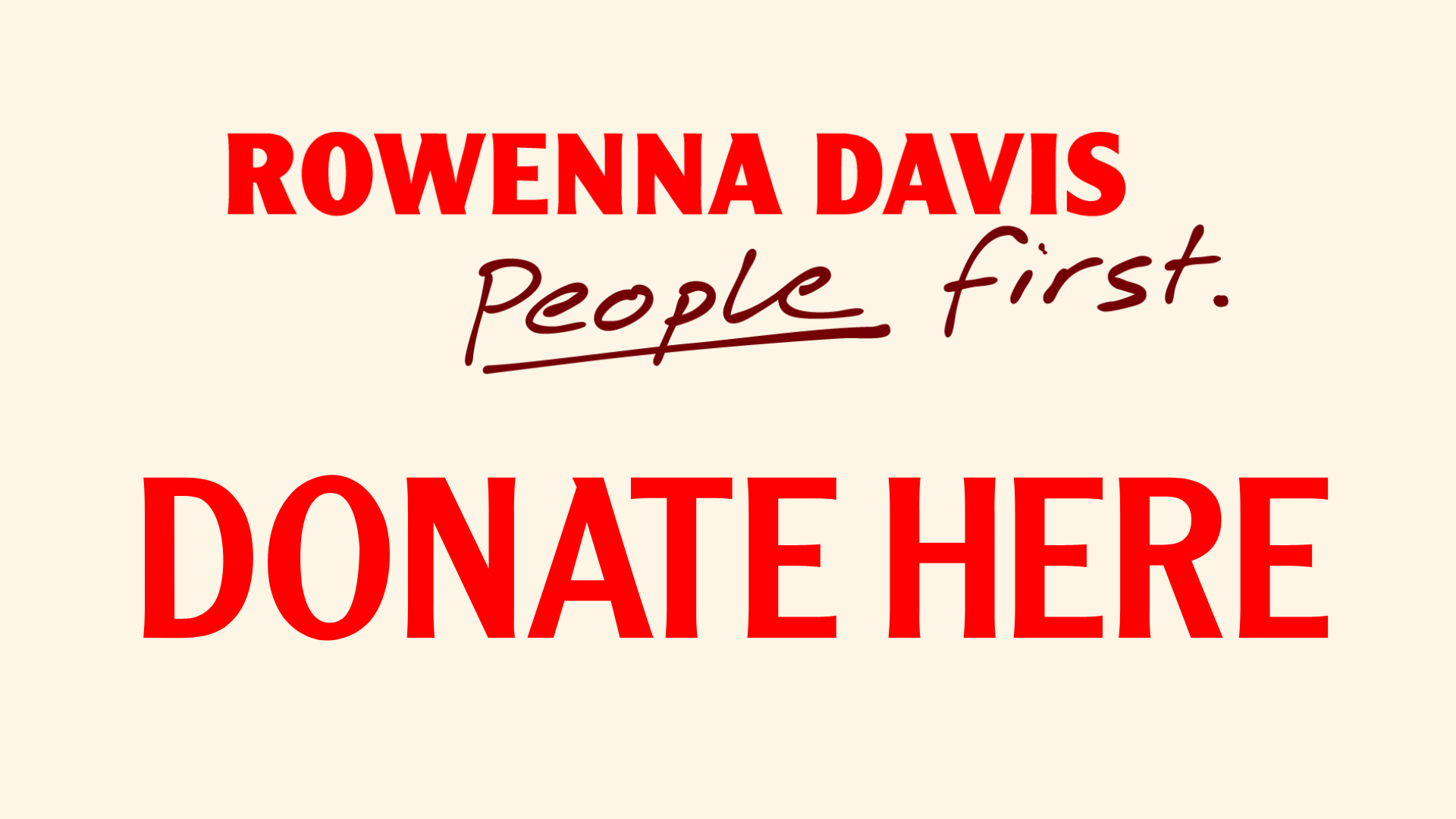 Donate | Rowenna Davis