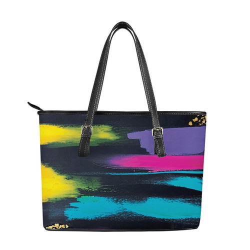 Colors Leather Tote Bag | CB Creates