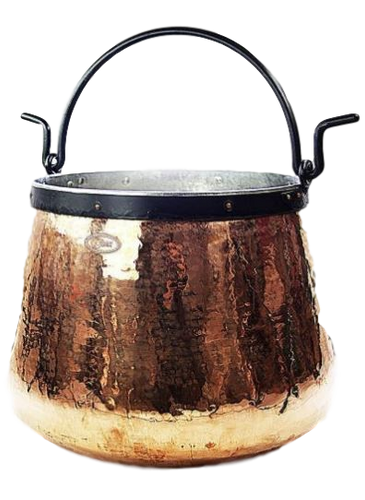 Chaudron étamé 20L | Chaudronencuivre.com