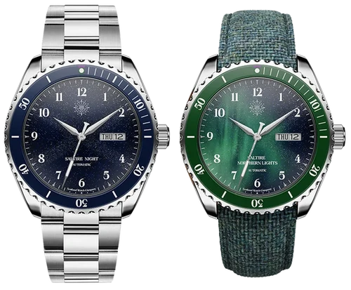 Saltire Night & Northern Lights | Scotland Watch Co