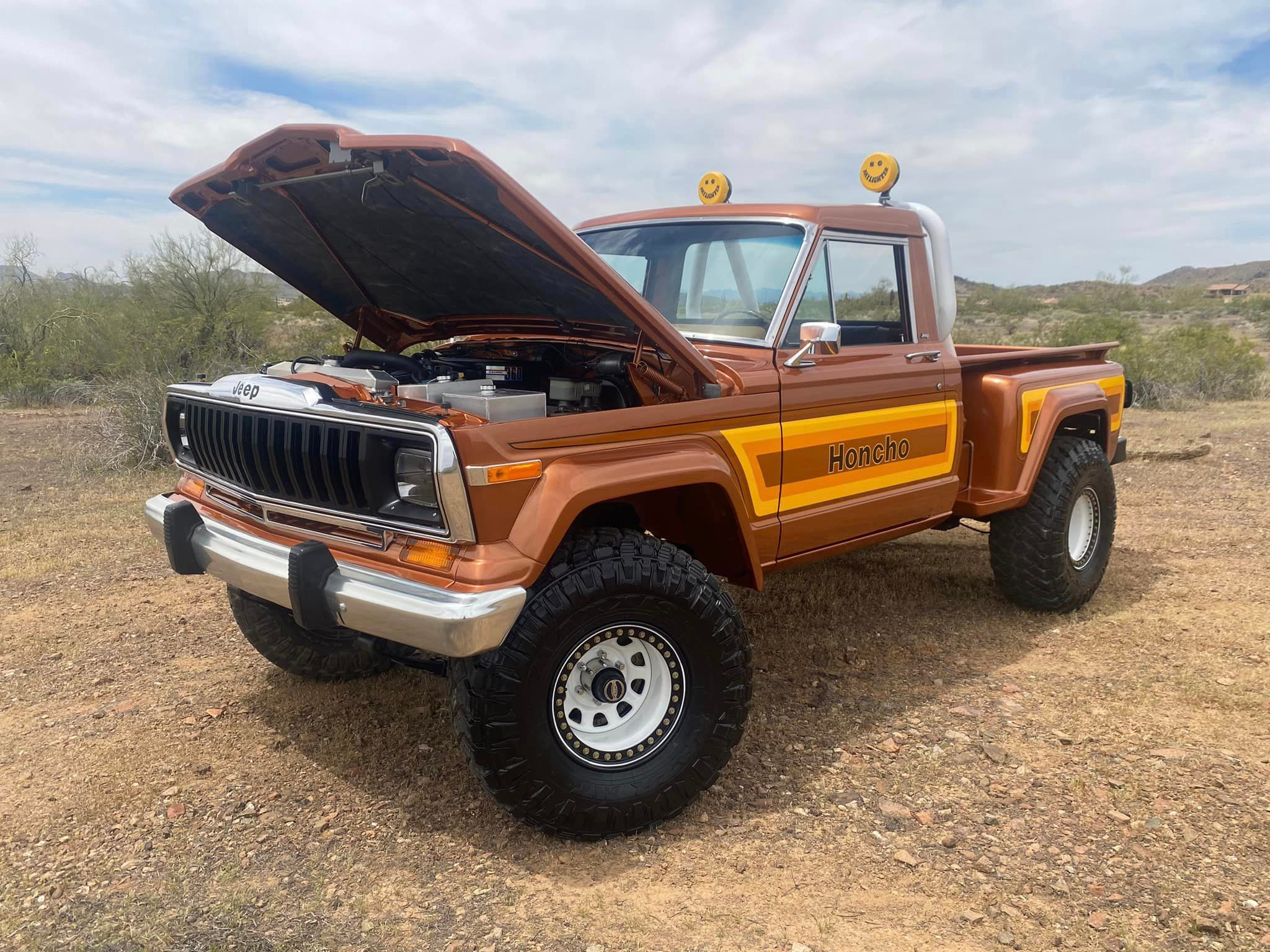 1981 J10 Honcho StepsideCosmetic Restoration "The Jeep museum guy"