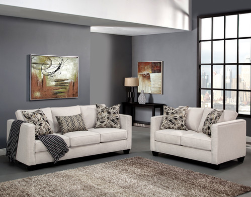 Romey Fabric Sofa Set | InStyleFurniture Inc
