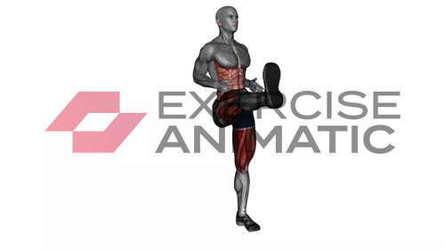 Lunge front kick | Exercise Animatic