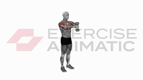 Dumbbell Standing Svend Press | Exercise Animatic
