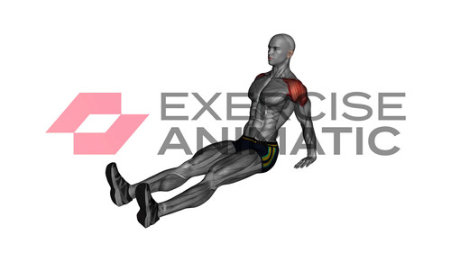 Seated shoulder flexor depressor retractor stretch | Exercise Animatic