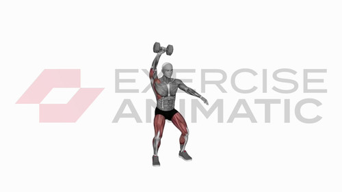 Dumbbell One Arm Snatch | Exercise Animatic