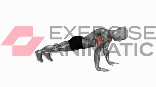 Clock push ups | Exercise Animatic