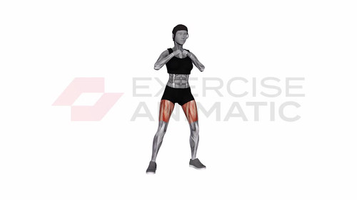 Alternating Hamstring Curl with Punch female | Exercise Animatic