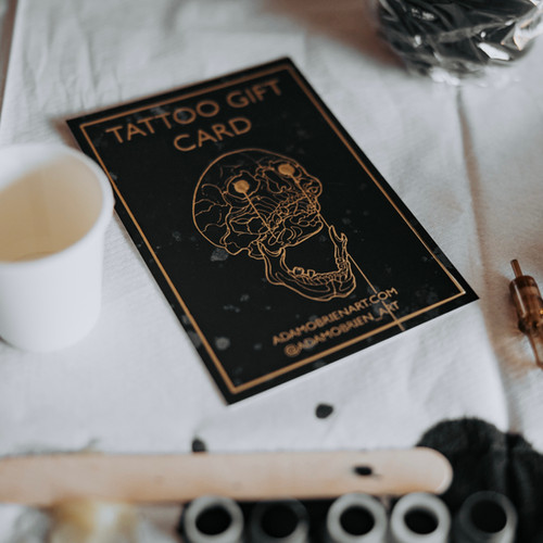 Tattoo Gift Card | Adam OBrien Art
