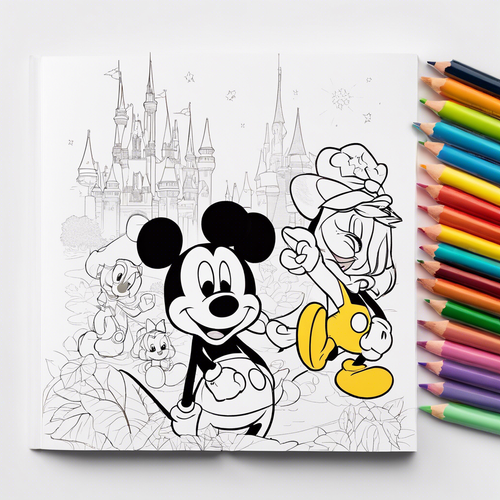 Disney Character Coloring Book | The Todd And Riley S