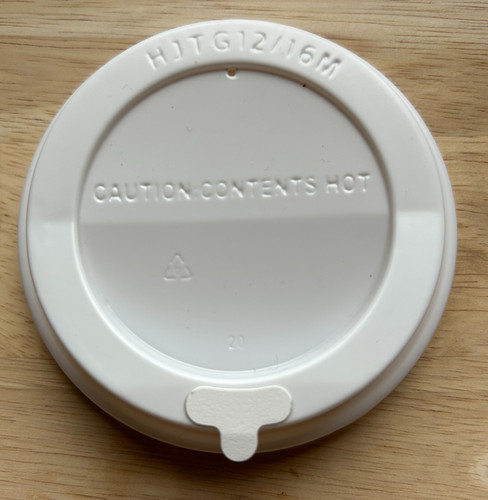 hot beverage lid sticker | Supplies Lafayette