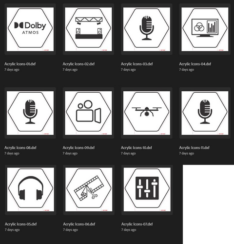 12 Acrylic Icons | C&D Plastics, Inc.