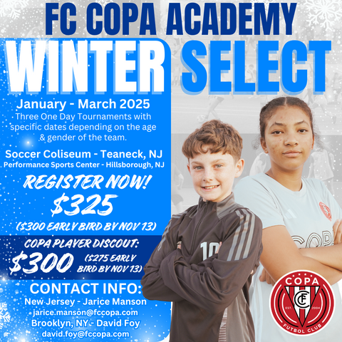 FC Copa Academy | Club Soccer | New Jersey