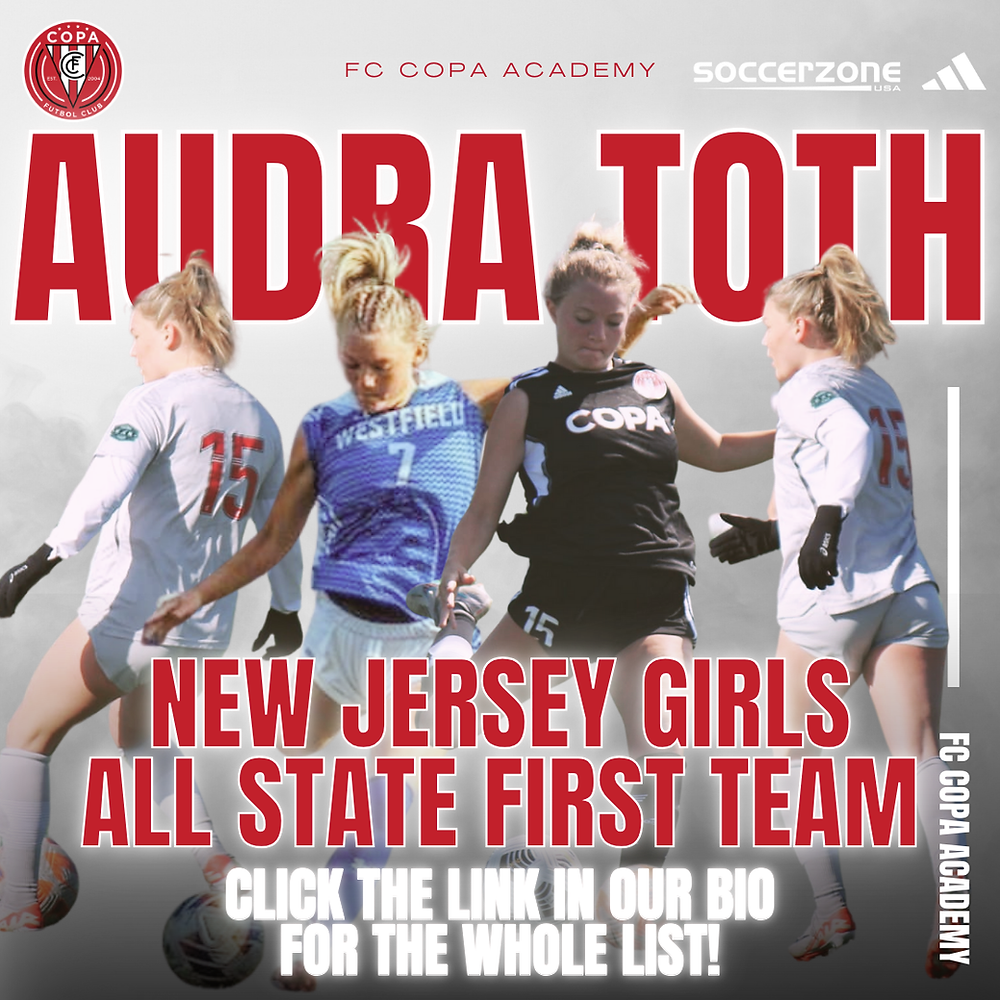G06/07 ECNL RL AUDRA TOTH NAMED TO GIRLS ALL STATE FIRST TEAM!