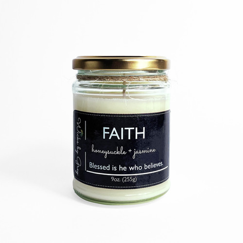 Faith Candle | Wicks By Grey
