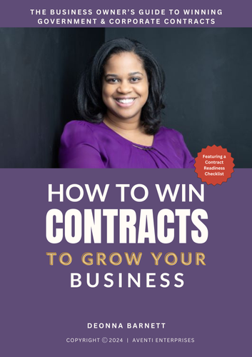 How to Win Contracts to Grow Your Business E-Book | Aventi Enterprises