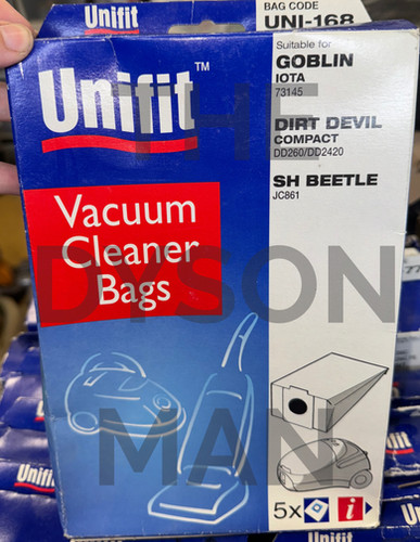 Unifit Replacement Vacuum Bags UNI-168 | THE DYSON MAN