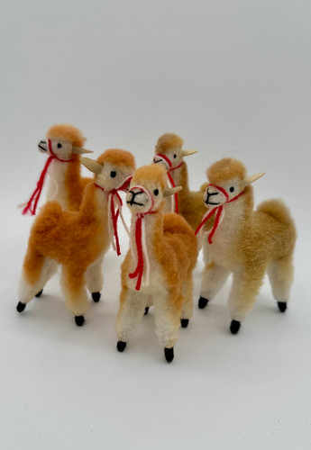 Vicuna Figurines (5 pack) | the-alpaca-guy