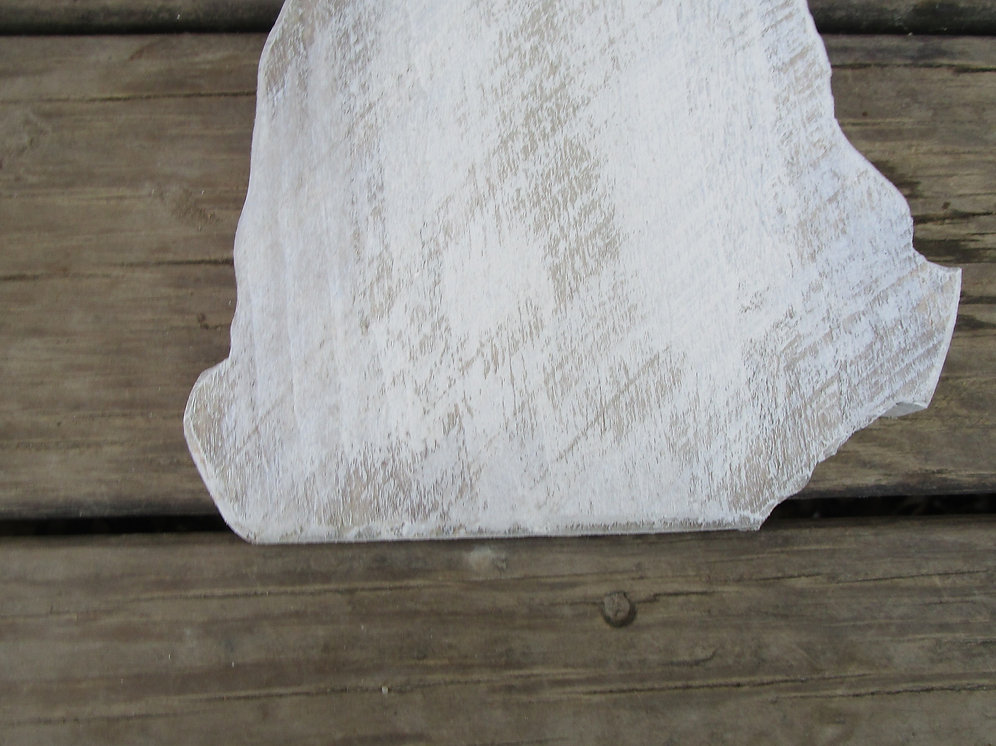 Hamdmade in the USA Wooden NH Sign / State Cutout | avintagewren