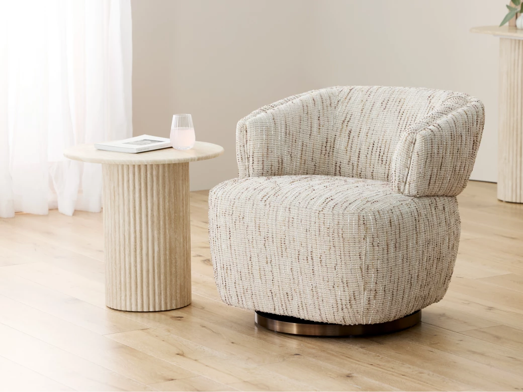 Pompeii Travertine Lamp Table | Derrimut DFPompeii Travertine Lamp ...