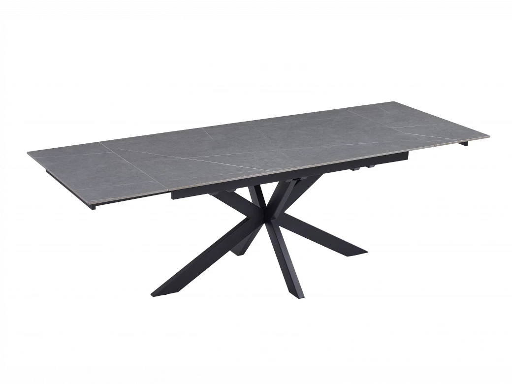 Newcastle Grey Ceramic Extension Dining Table | Derrimut DF