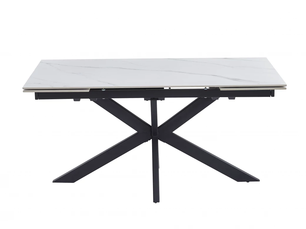 Newcastle White Ceramic Extension Dining Table | Derrimut DF
