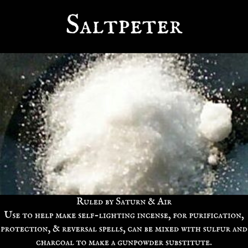 Saltpeter | The Cauldron Black