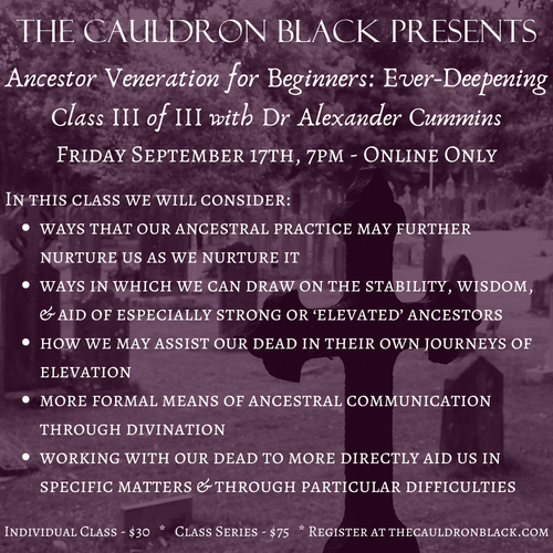 Ancestor Veneration for Beginners: Ever-Deepening, Class III of III ...