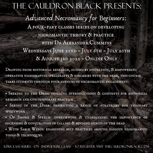 Advanced Necromancy for Beginners, a 4-Part Class Series | The Cauldron ...