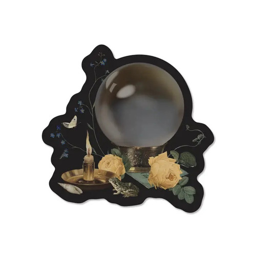 Crystal Ball Sticker | The Cauldron Black
